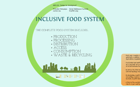 Inclusive food systems by Priscillia Champagne
