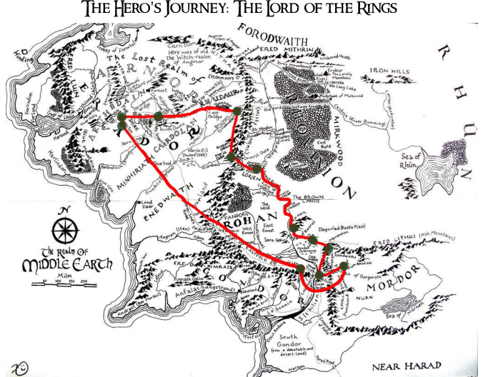 The Hero's Journey: The Lord of the Rings by Meaghan Boyd on Prezi