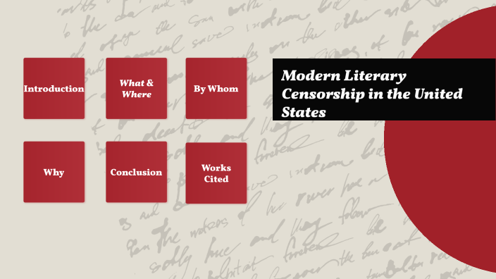 Modern Literary Censorship in the United States by Dawson Urquidez on Prezi