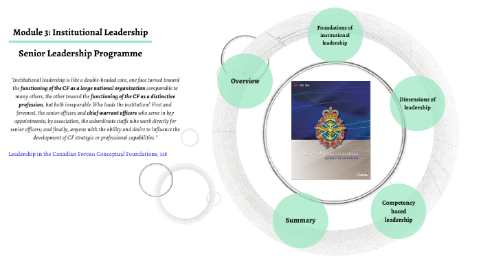 Module 3 Institutional Leadership by JF Marcoux on Prezi