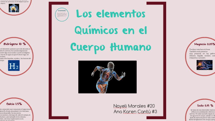 Los elementos Químicos en el Cuerpo Humano by nayeli morales on Prezi