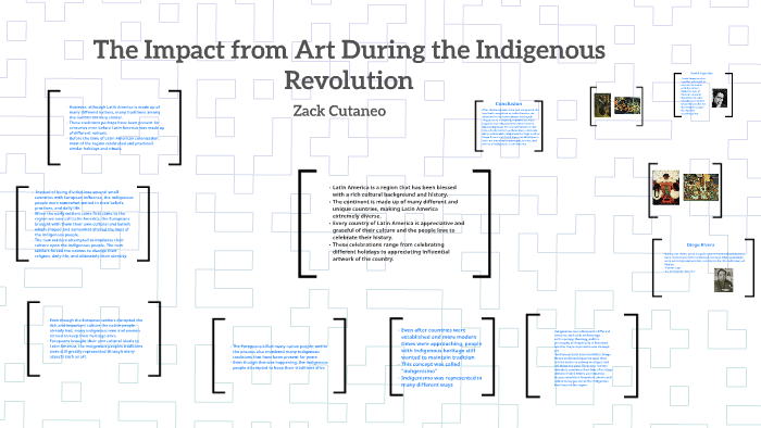 The Impact from Art During the Indigenous Revolution by Zack Cutaneo on ...