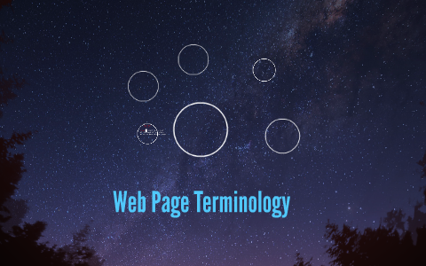 Web Page Terminology by Jade Stout on Prezi