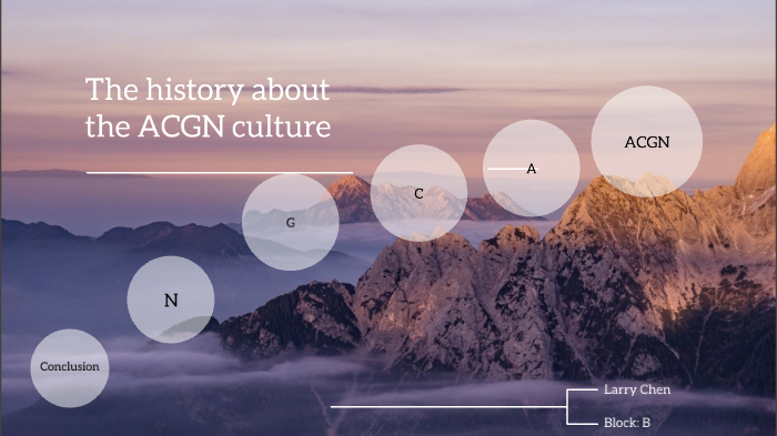 The history about the ACGN culture by Larry Chen on Prezi