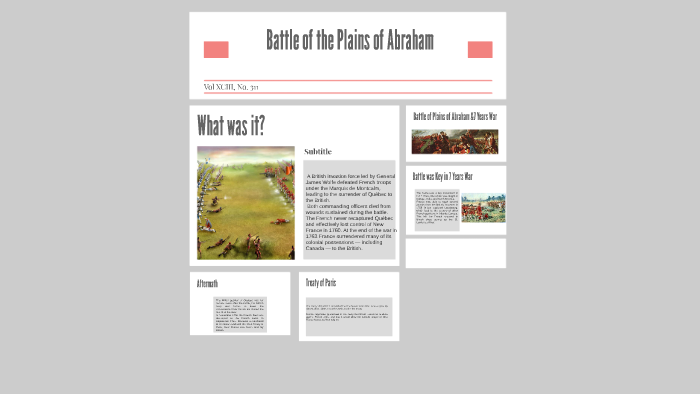 Battle of the Plains of Abraham by Hayley Anderson on Prezi