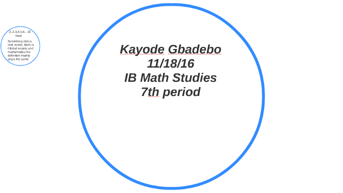 Real vs Imaginary by Kayode Gbadebo on Prezi