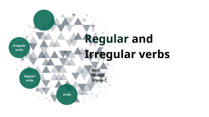 Regular and Irregular verbs by Pam on Prezi