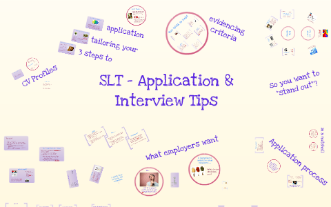 SLT - Application and Interview Tips by Karl Anton on Prezi