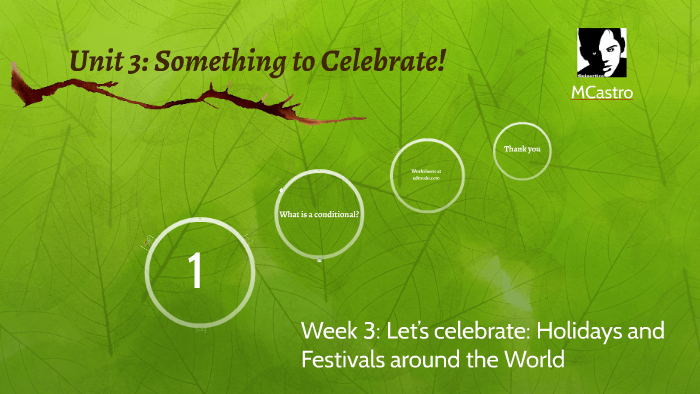 Unit 3 Week 3: Let's celebrate: Holydays and Festivals around the world ...