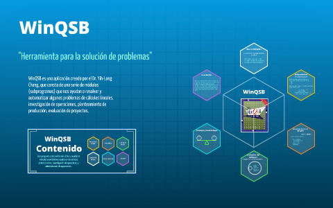 WinQSB by Victorino Gonzalez Coronado on Prezi