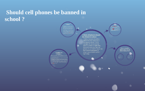 Should cell phones be banned in school ? by Jazytie Rodriguez on Prezi
