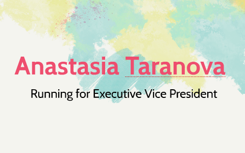 Anastasia Taranova by Elizabeth Smolinski on Prezi
