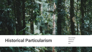 Historical Particularism by ANNA JOHNSON on Prezi Design