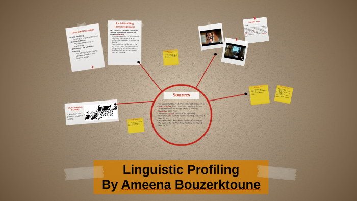 Linguistic Profiling by Ameena Bouzerktoune on Prezi