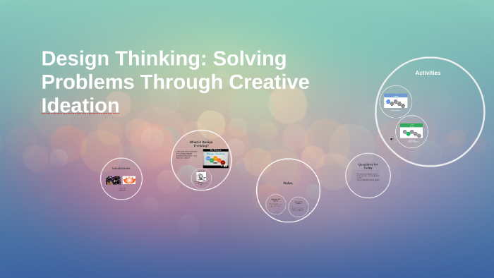 Design Thinking: Solving Problems Through Creative Ideation by Melissa ... Design Thinking: Solving Problems Through Creative Ideation by Melissa ...