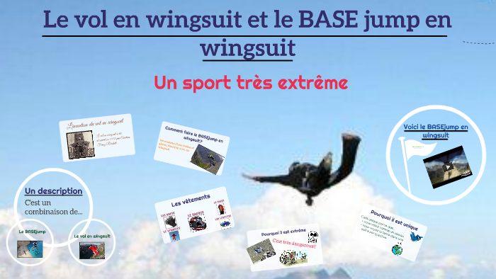 Le vol en wingsuit et Le BASE jump en wingsuit by Michelle Vong on Prezi