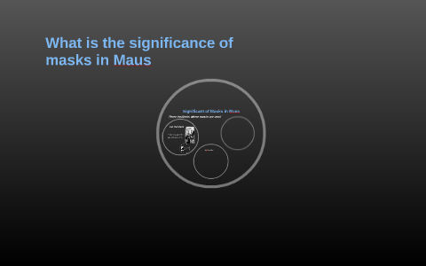 What is the significance of masks in Maus by James McKay on Prezi