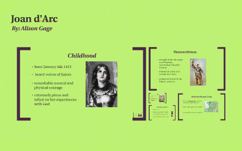 Joan D'Arc by Alison Gage on Prezi