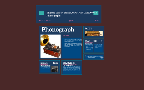 Thomas Edison Takes Over by Cierra Barnes on Prezi