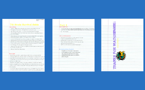 7th Grade Survival Guide by Mickey Navarro on Prezi