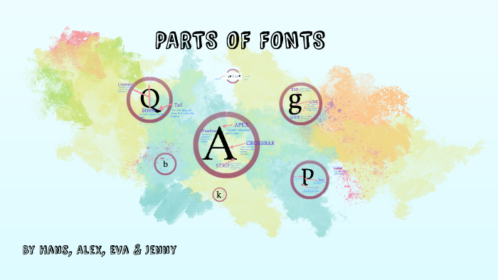 Parts of Fonts by Jennifer Wiendels on Prezi