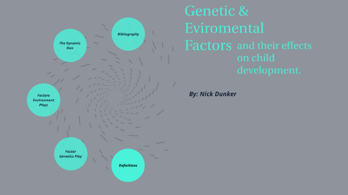 Genetic and Environmental Factors and their Effects on Child ...