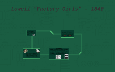 Lowell "Factory Girls" - 1840 by Sirichai Sitthinayon on Prezi