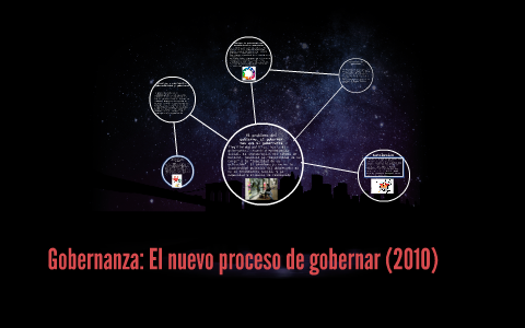 Gobernanza: El nuevo proceso de gobernar (2010) by Johan Escobar on Prezi