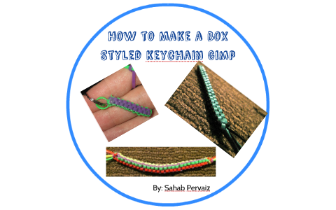 How to Make a Box Styled keychain Gimp by Sahab Pervaiz on Prezi