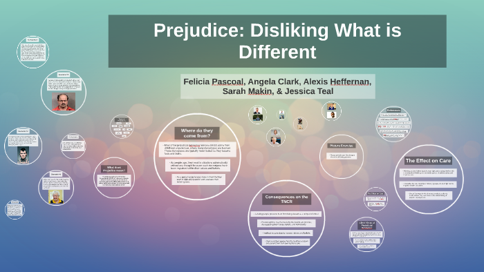 Prejudice: Disliking What is Different by Angela Clark on Prezi