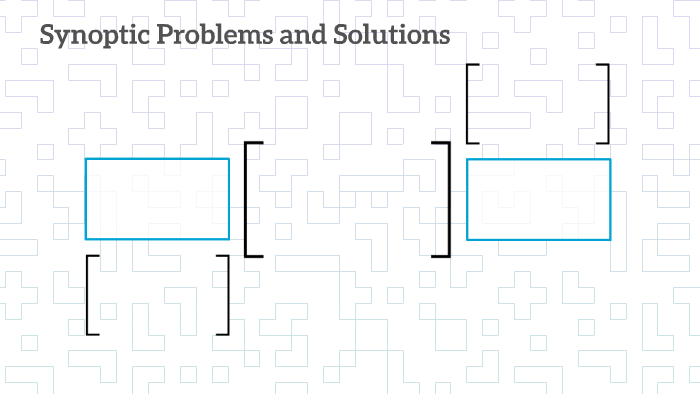 Synoptic Problems and Solutions by colin yuckman on Prezi