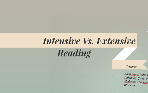 Intensive Vs. Extensive by on Prezi