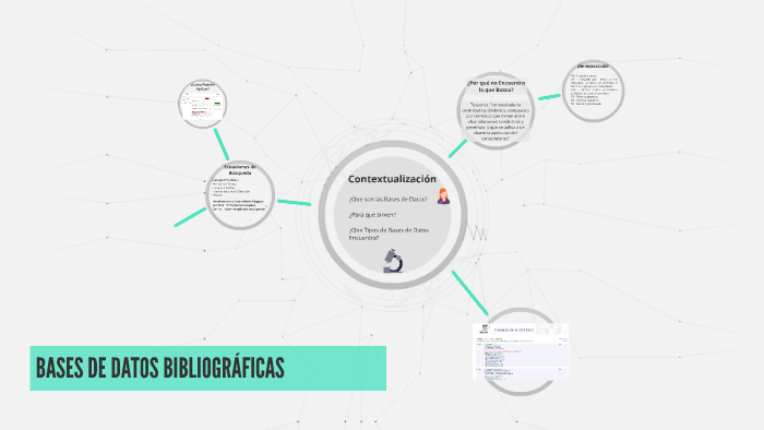 BASES DE DATOS BIBLIOGRAFICAS by
