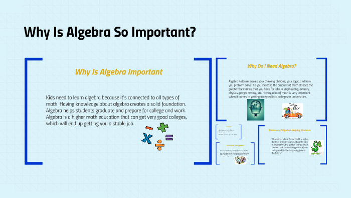 Why Is Algebra So Important By Chloe Farr