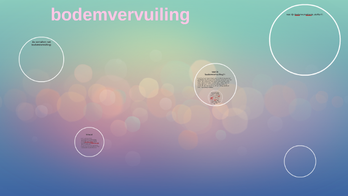 bodemvervuiling by anouk de Bruijn on Prezi