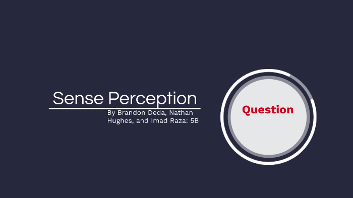 TOK Sense Perception by Tok Group on Prezi
