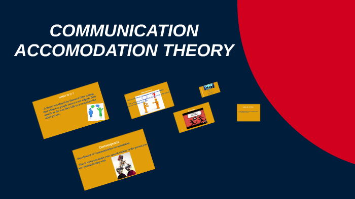 COMMUNICATION ACCOMODATION THEORY by DEJA OWENS on Prezi