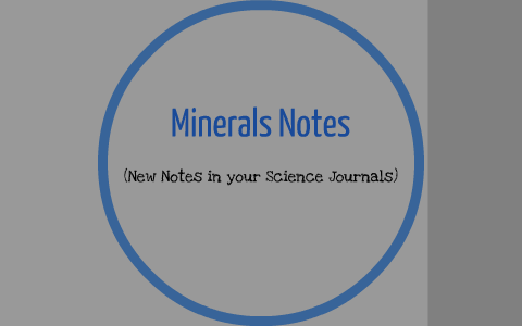 Minerals by Arthur Sisneros on Prezi