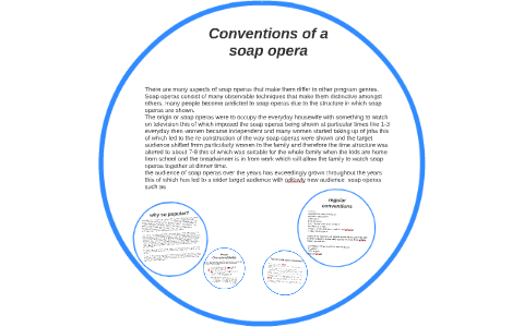 Conventions Of a soap opera by Keytonia w on Prezi
