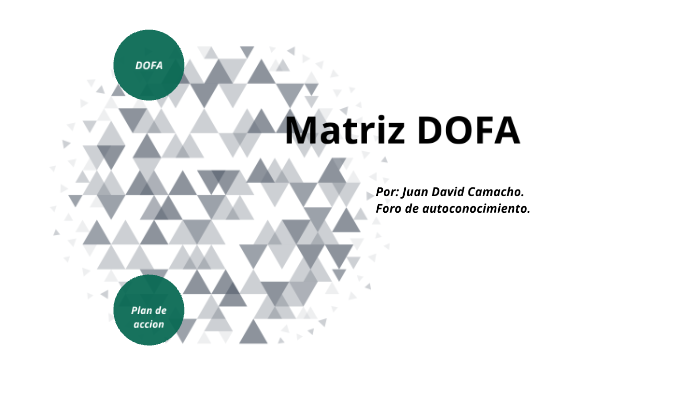 Matriz Dofa personal by Juan Camacho on Prezi