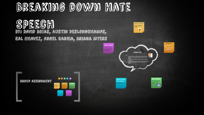 Breaking down Hate Speech by david rojas
