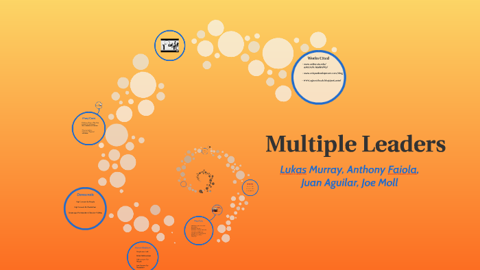 Multiple Leaders by Anthony Faiola on Prezi