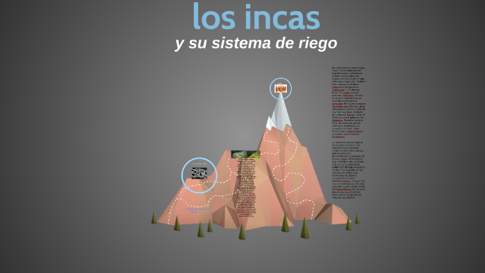 los incas y su sistema de riego by on Prezi