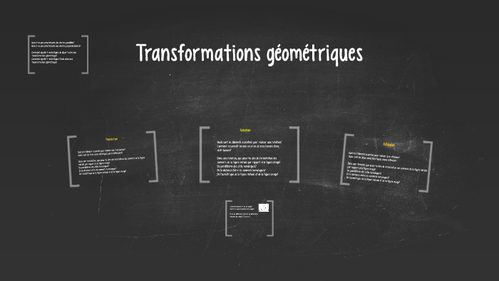 Transformations géométriques by Véronique Grégoire on Prezi