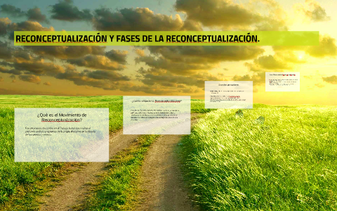RECONCEPTUALIZACIÓN Y FASES DE LA RECONCEPTUALIZACIÓN. by Camilo ...