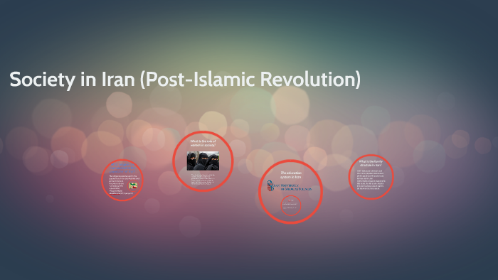 Society in Iran (Post-Islamic Revolution) by Ruben Rodriguez on Prezi
