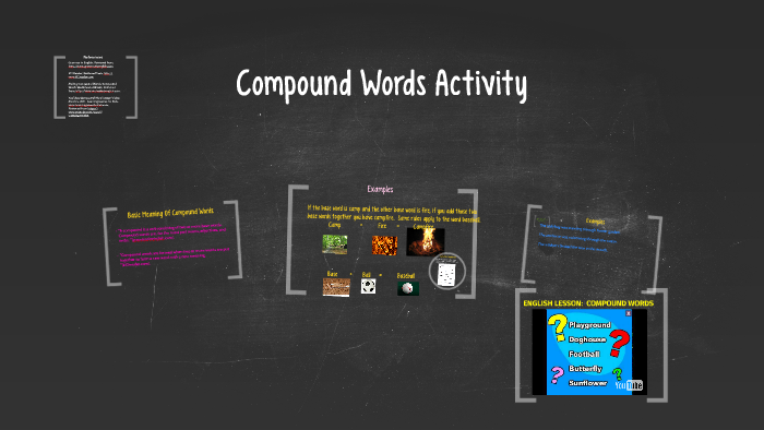 Compound Words Activity by Verba Pape on Prezi