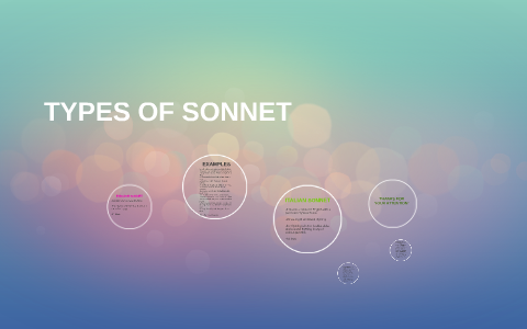 types of sonnet by Eun Ah Choi on Prezi