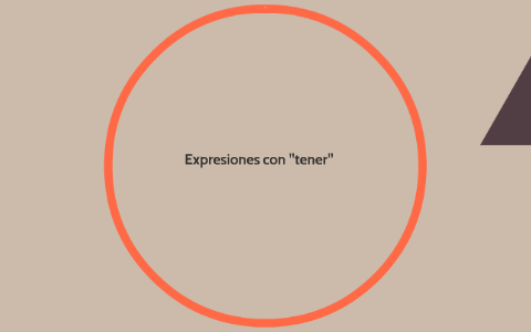 Expresiones con el verbo "tener" by Maria DiMascio on Prezi