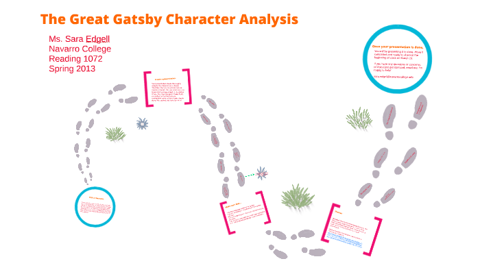 The Great Gatsby Character Analysis by Sara Edgell on Prezi